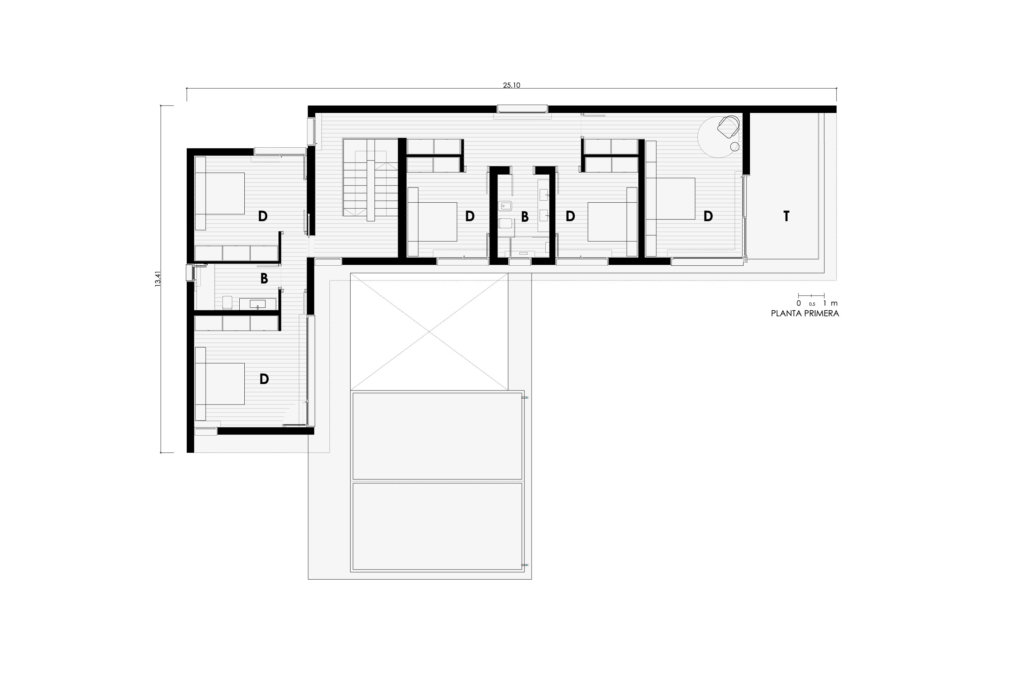 Rivas concrete prefabricated house 6D 2P 2.454 - inHAUS