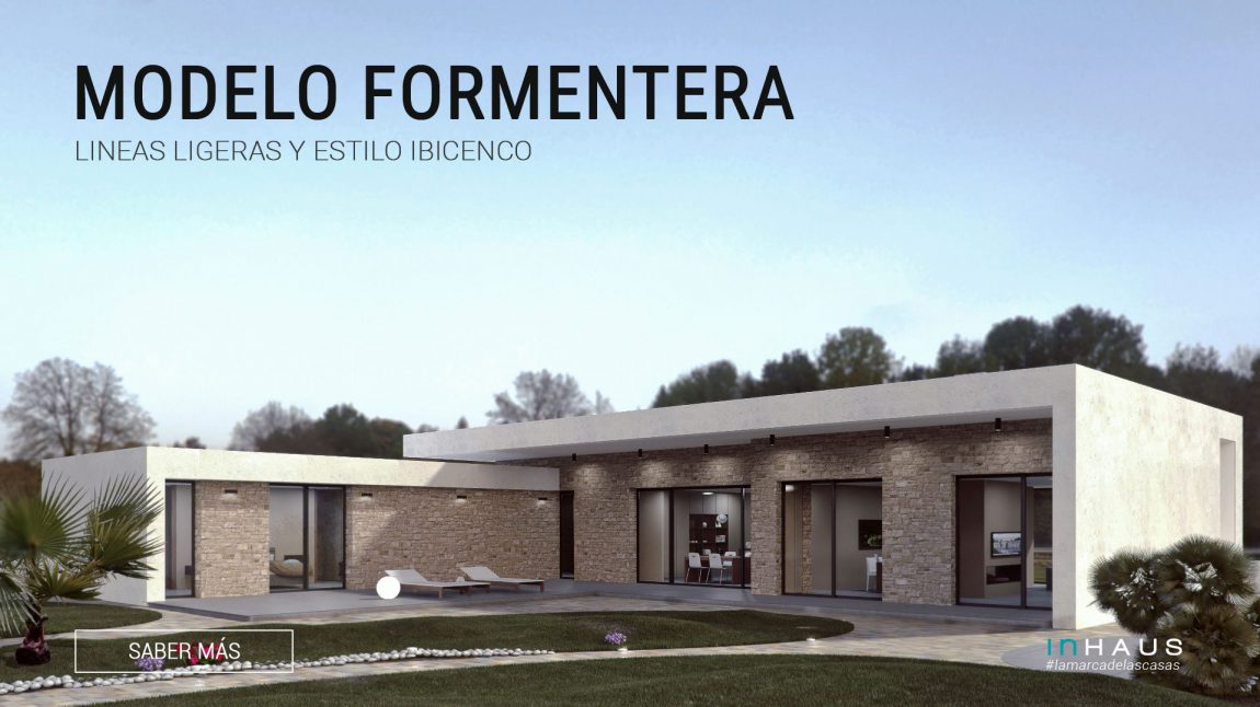 Casas en L en una planta - inHAUS