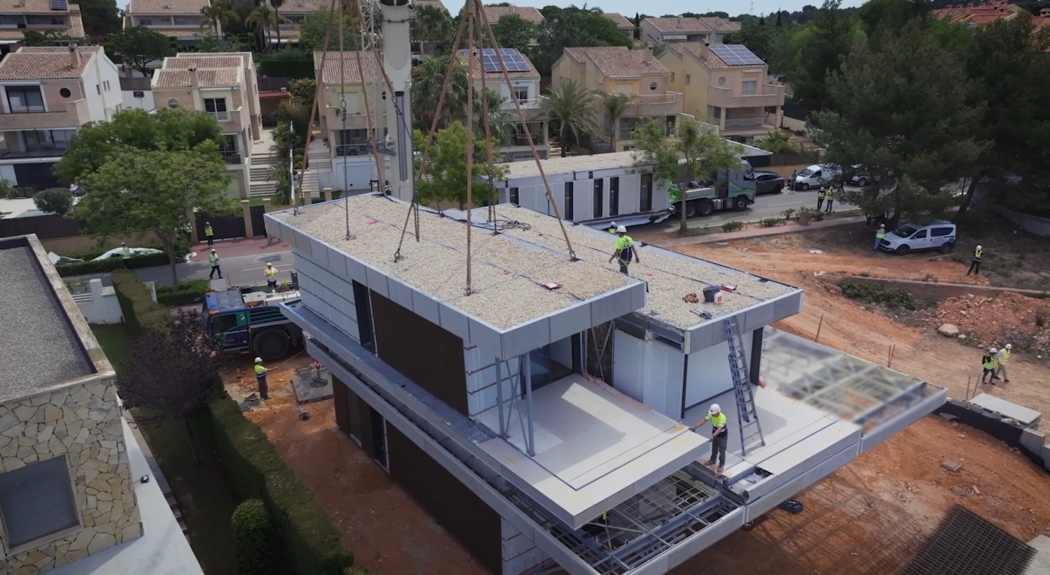 Luxury house in Betera, Valencia. A modular house by inHAUS.