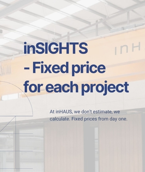 Fixed price for each prefabricated home: we explain how - inHAUS